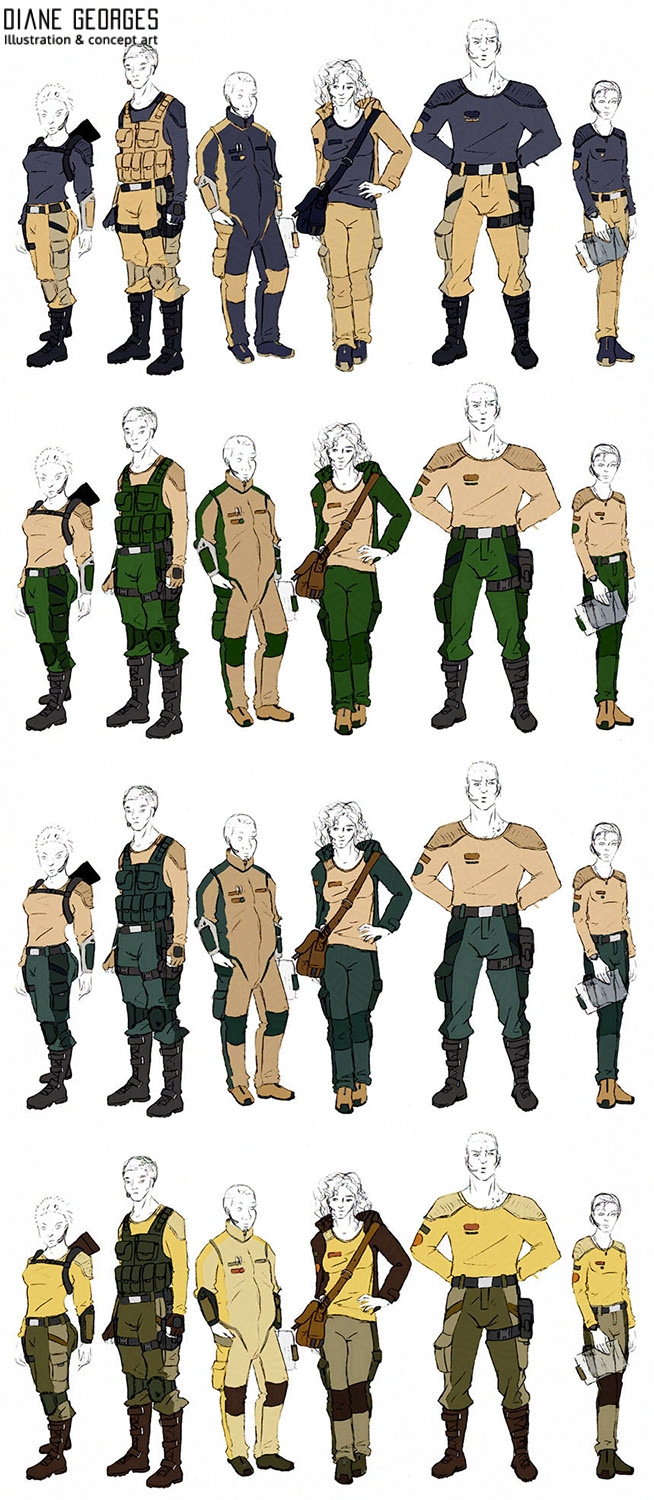 Portfolio art & illustration | Diane Georges Swiss artist